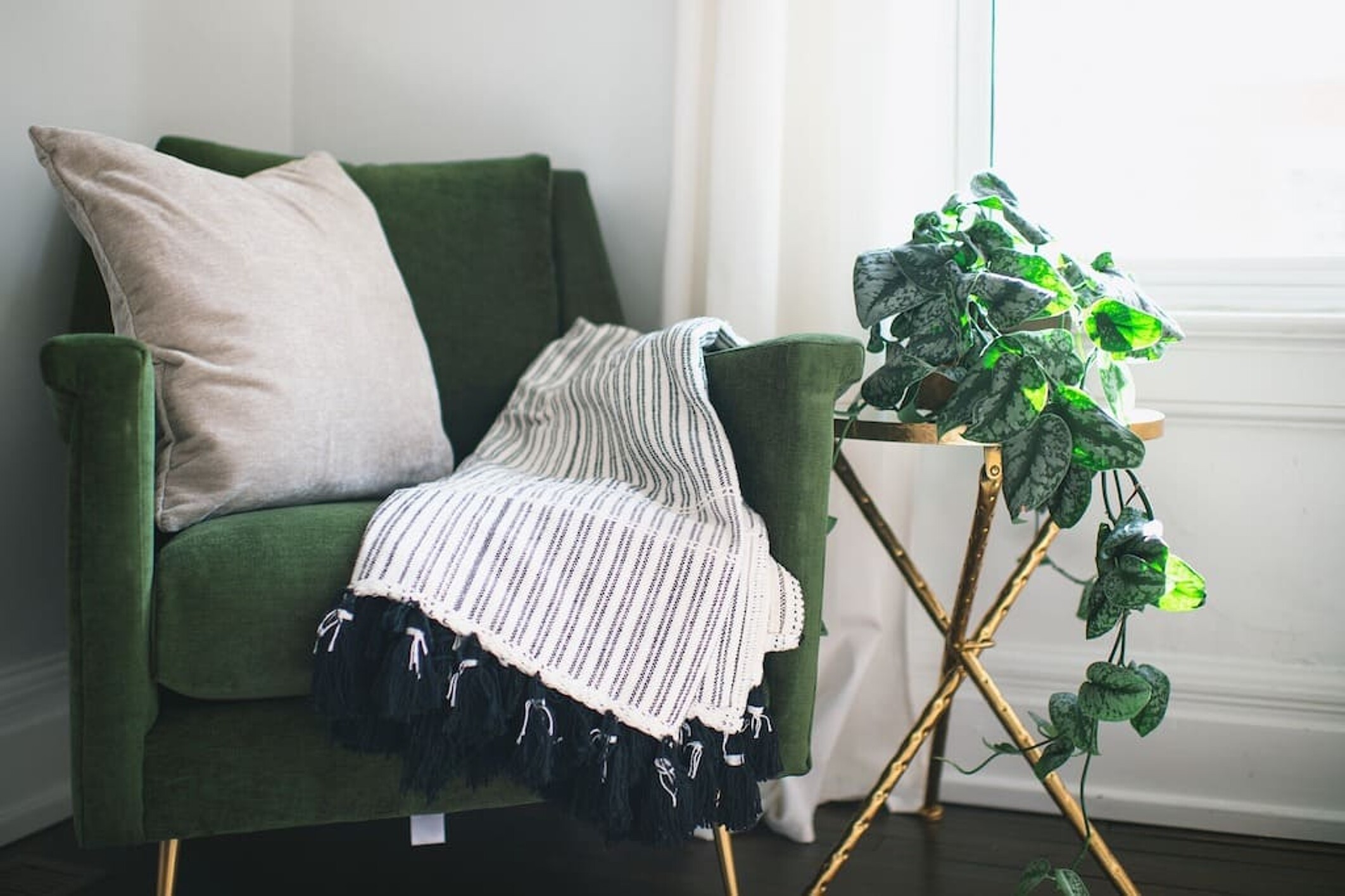 Transform your sofa with throws and cushions! Learn how to drape a ...